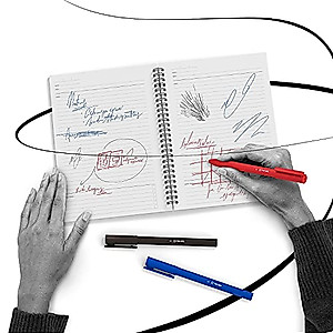 Tru Red Quick Dry Gel Pens Fine Point 0.5Mm Blk 24/Pack