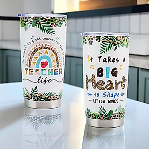 Teacher Appreciation Gift Idea for Women - End of Year Thank You Basket from Student, Welcome Back to School, Unique New Teachers Day Graduation Gift (B)