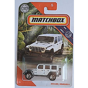 Matchbox 2018 Jeep Wrangler JL [Rubicon] 64/100, Pearl White
