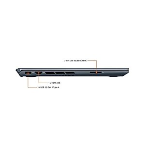 ASUS 2023 Zenbook Pro 15 OLED FHD Touchscreen PC 8-Core AMD Ryzen 9 5900HX NVIDIA GeForce RTX 3050 Ti 4GB GDDR6 16GB DDR4 1TB NVMe SSD WiFi AC USB-C HDMI2.0 Backlit Keyboard Windows 11 Pro w/RE USB