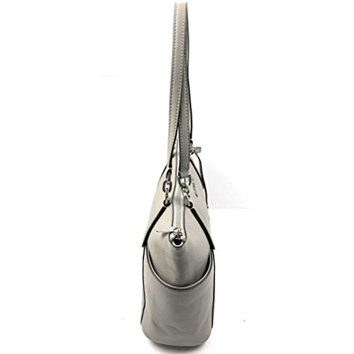 Michael Kors Bedford Large East West TZ Tote (Pearl Grey)