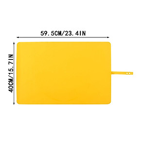 Silicone Baking Mats,Large Kneading Pad Kitchen Tool Kneading Pad Rolling Mat,Household Silicone Non-Stick Baking Mat Rolling Dough Pad Kitchen Baking Tools (Green)