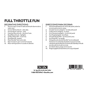 DecoSet Monster Jam Full Throttle Fun Cake Topper, 2-Piece Toppers Set with Keepsake Truck and DecoPic