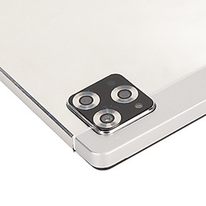 14:1710 Inch Tablet, 6GB 128GB 5G WiFi 2560x1600 Resolution HD Tablet, 2MP Front 5MP Rear Dual SIM Dual Standby Tablet PC for Business, Office, Gaming (Silver)