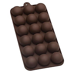 Mrs. Anderson's Baking Chocolate Mold, Truffle, European-Grade Silicone