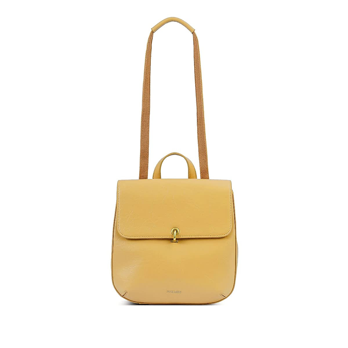 Pixie Mood Nyla 10.5 x 9.8 Vegan Leather Convertible Small Backpack, Melon