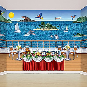 Ocean & Sky Backdrop Party Accessory (1 count) (1/Pkg)