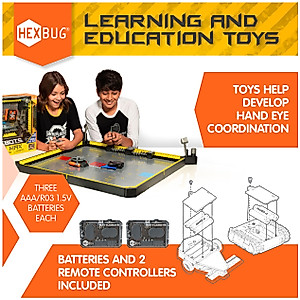 HEXBUG BattleBots Arena MAX, Multiplayer Robot Board Game for Kids, Remote Control Toy, Batteries Included, for Boys and Girls Ages 8 and Up