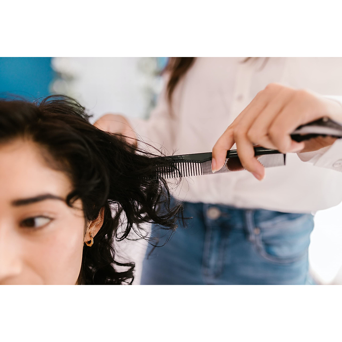 Iconikal Deluxe 40-Piece Assortment Designer Combs - Iconikal Unbreakable Wet & Dry Hair Combs, Easy to Clean, Bulk Combs Set