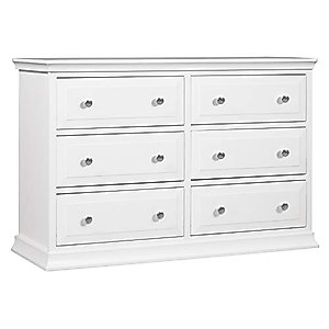 DaVinci Signature 6-Drawer Double Dresser in White