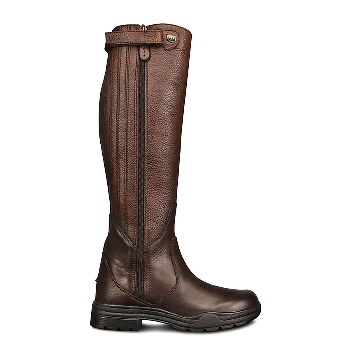 Ovation Women's Comfortable Stylish Equestrian Horse Riding Tall Full-Grain Leather Moorland II Highrider Boot, Brown, 10