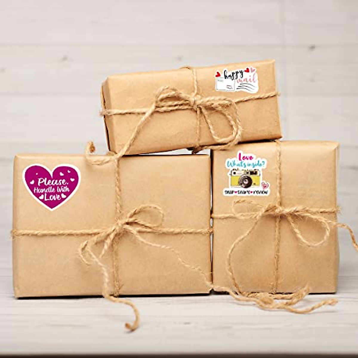 Please Handle with Love Stickers,Thank You Stickers,Handmade Stickers,Small Shop Stickers,Envelopes Stickers for Small Business, Online Retailers,Handmade Goods,500 Labels Per Roll