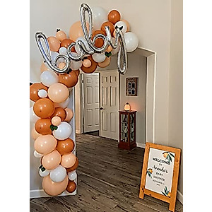 60 Pack Tan Brown Nude White Balloon Bouquet Garland for Neutral Baby Shower Wedding Boho Bridal Shower Woodland Bear Themed First Birthday Nursery Classroom Graduation Decoration