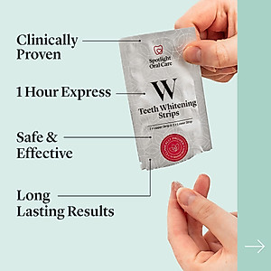 Spotlight Oral Care Teeth Whitening Strips | Gently Whitens Teeth Gradually & Safely (Whitening Strips)
