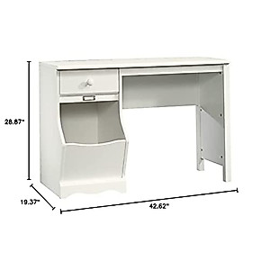 Sauder Pogo Desk, Soft White finish