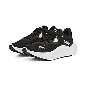 PUMA Women's SOFTRIDE PRO Sneaker, Puma Black-Puma White, 8.5