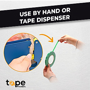 WOD BSTC24PVC Red Produce Poly Bag Sealing Tape, 3/8 inch x 180 yds. (Pack of 10) for Packaging and Sealing of Meat, Gifts, or Ice Bags