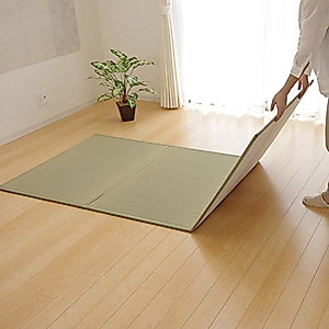 IKEHIKO Japanese Traditional Igusa (Rush grass) Tatami Mattress, Twin XL. Made in Japan