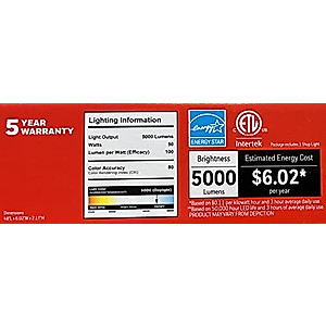 Honeywell LED 4' Linkable 5000 Lumen Shop Light