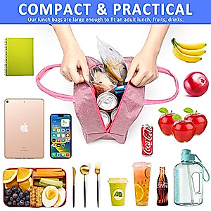 JSVSLTD 28pcs Bento Lunch Box Kit, 3 Layer Stackable Leakproof Lunch Container for Office Work Picnic (Pink)