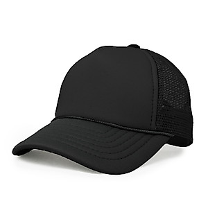 DALIX Infant Trucker Hat Baby Cap Tiny Extra Small Girls Boys in Black