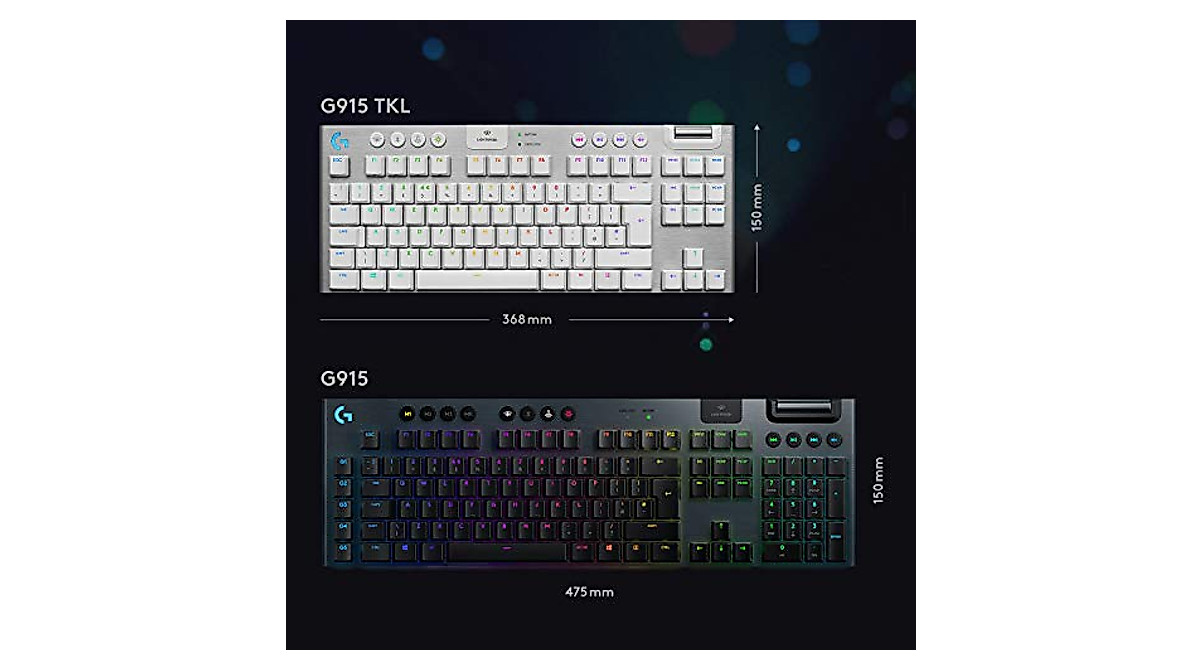 Logitech G915 TKL Wireless RGB Gaming Keyboard
