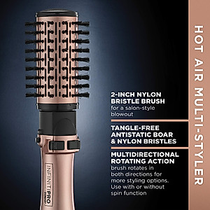 Conair Hot Air Multi-Styler, Rose Gold, Ceramic, Corded Electric, Volumize, Curl, Wave, Smooth