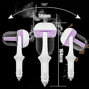 MIGHTYDUTY Car Air Humidifier Aromatherapy Essential Oil Diffuser Freshener Diffuser Blue