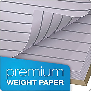 TOPS Classified Business Notebook, Wirebound, 5.5 x 8.5-Inch, College Rule, Orchid Paper, 100 Sheets per Book, Orchid Plastic Cover (99712)