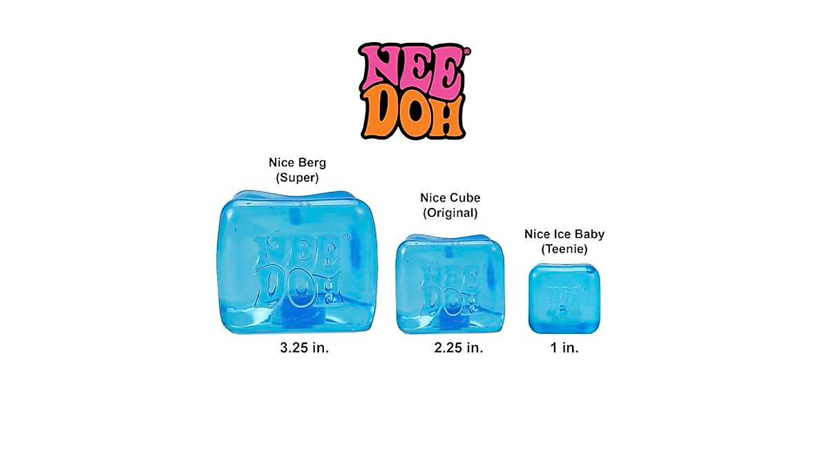 Schylling NeeDoh Nice Cube Giant Sensory Toy for Kids 3+