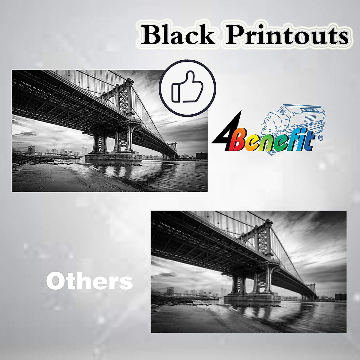 (Drum, Set of 1) 4Benefit Compatible for DR-630 Drum Unit DR630 (12,000 Pages) Used for TN-630 TN-660 DCP-L2520DW L2540DW HL-L2300D L2305W L2320D L2680W MFC-L2700DWD Laser Printer