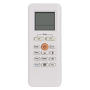 New RG70A/BGEF Replace Remote Control Compatible with Midea Air Conditioner AC RG70E/BGEF RG70C RG70E1/BGEF RG70E2/BGEFU1 RG70E3/BGEF RG70E2/BGEF RG70F/BGEFU1