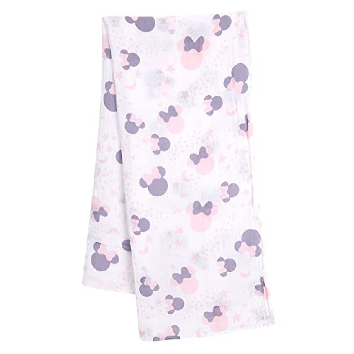 Lambs & Ivy Disney Baby Minnie Mouse Muslin Swaddle Blanket & Plush Gift Set