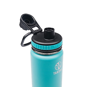 Takeya Originals and Actives Insulated Stainless Steel Water Bottles, 18 Oz