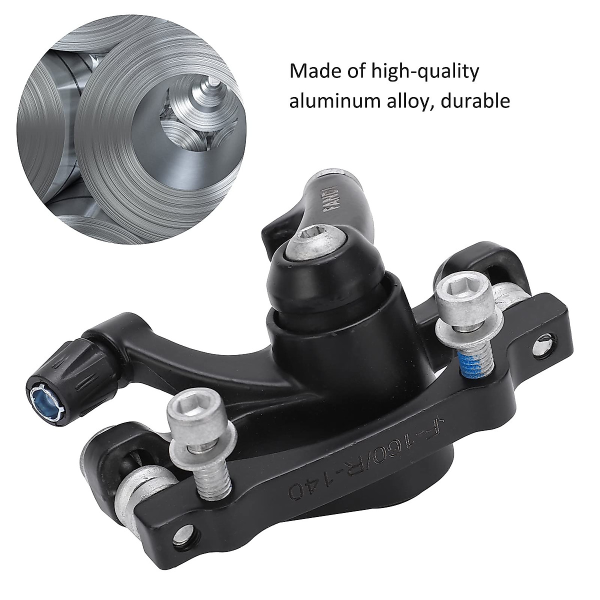 Bike Disc Brake Caliper, Mountain Bike Disc Brake Road Aluminum Alloy Disc Brake Bike Hydraulic Disc Brake(Front)