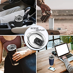 30 oz Tumbler Lid, 30 oz Magnetic Replacement Lids Compatible for YETI 30 oz Tumbler, 14 oz Mug and 35 oz Straw Mug, Travel Spill Proof Cup Lids Covers with Magnetic Slider Switch, BPA Free