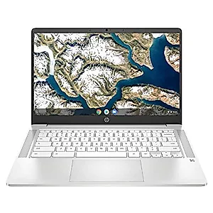 HP Chromebook 14a-na0122od 14" Intel Pentium Silver N5030 4 GB Memory; 64 GB eMMC Storage Chrome OS Ceramic White(Renewed)