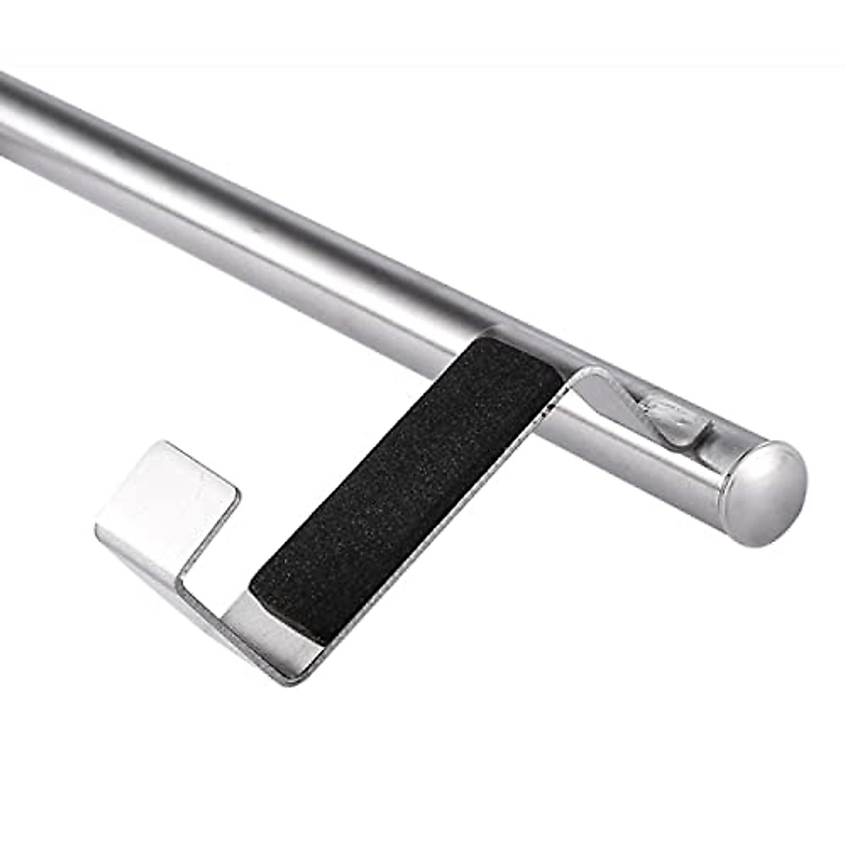 Stainless Steel Kitchen Towel Holder, Cupboard Door Towel Rack Bar Holders for Kitchen Cabinet Towel Rag Rack Over Door Towel Bar Hanger, Silver (14 inch)