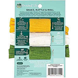 Oxbow 9 Pack of Enriched Life Shake, Rattle & Roll Small Pet Toys