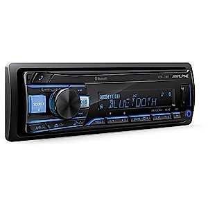 Alpine UTE-73BT Bluetooth Receiver (No CD), a Pair of 43CSS654 6.5" Components, and 43CSC6934 6x9" Speakers