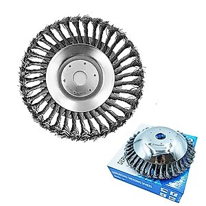 ZXJHGXS Lawn Mower Trimmer Head Grass Head Universal Weed Eater Head Steel Wire Cutter Trimmer Head 8Inch