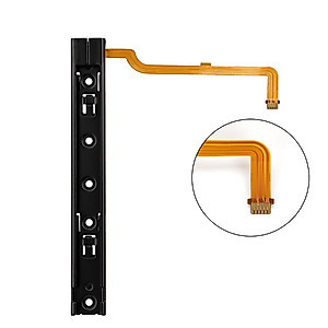 Replacement Left Slider Rail with Flex Cable for Nintendo Switch Console, Joy-Con Ribbon Cable Repair Kit