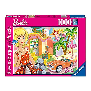 Ravensburger Barbie: Vintage Barbie 1000 Piece Jigsaw Puzzle for Adults – Every Piece is Unique, Softclick Technology Means Pieces Fit Together Perfectly