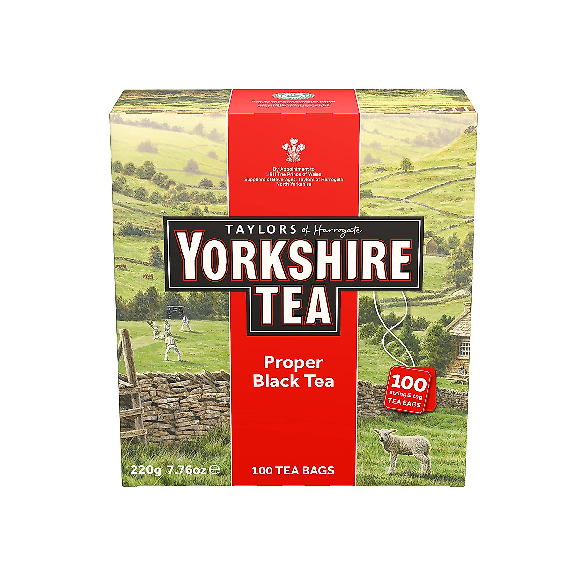 Yorkshire Tea Taylors of Harrogate, Red, 100 Count