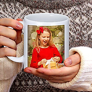 DANALLAN Sublimation Mugs, Premium Coffee Mugs Set of 12 White Ceramic Sublimation Cups 11 oz Christmas Coffee Mug for Soup Tea Milk Latte Hot Chocolate