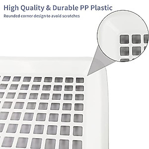 Fhiny Guinea Pig Litter Box, Small Animal Potty Training Rabbit Bedding Litter Pan with Disposable Cage Liners Square Cage Accessories for Guinea Pigs Rabbits Bunny Chinchillas Ferrets (Random Color)