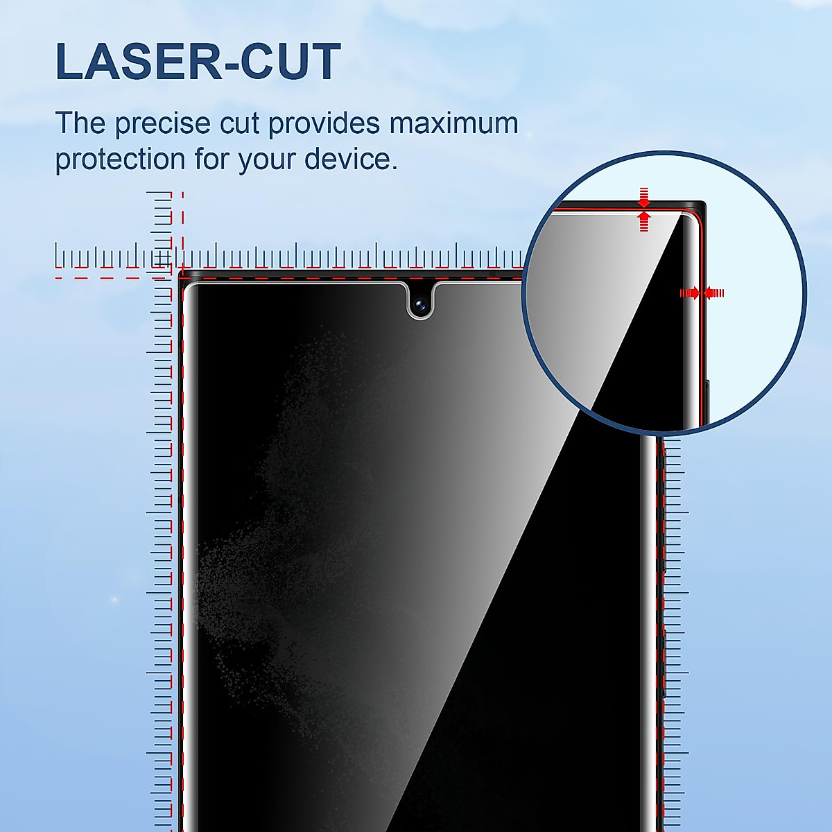 LK 2 Pack for Samsung Galaxy S22 Ultra Screen Protector [Not Glass] Anti-Spy, Anti-Scratch, Full Coverage, Privacy Flexible TPU Film for Galaxy S22 Ultra, HD Ultra-Thin, Case Friendly