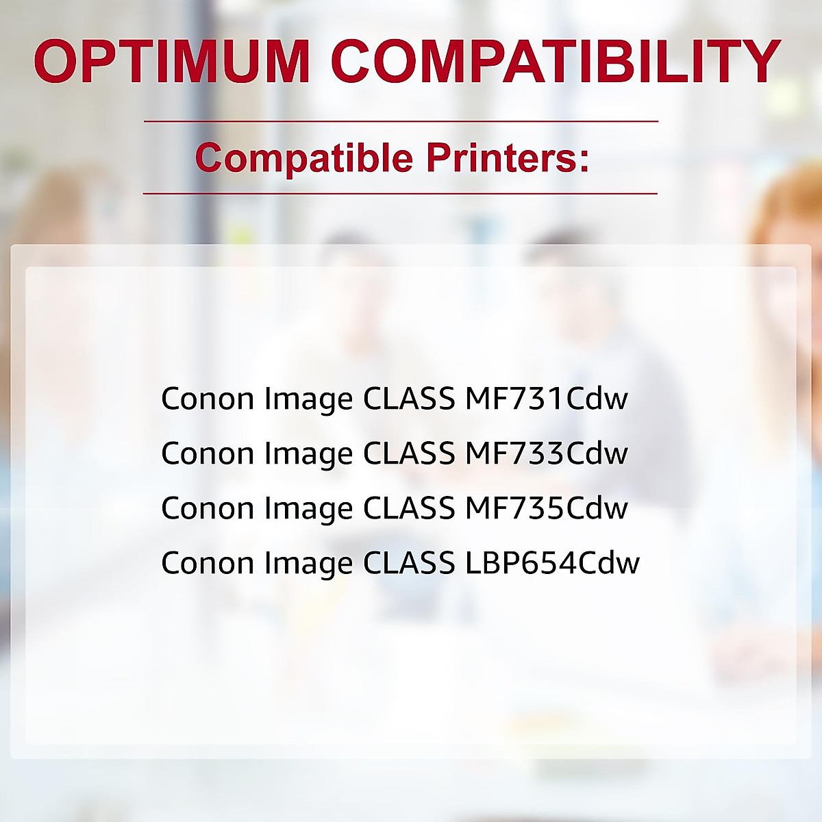 Tounker 046 046H Standard Yield Toner Cartridge Replacement for Canon 046 046H Toner Cartridge ImageClass MF733Cdw, MF731Cdw, MF735Cdw, LBP654Cdw Printer Ink, 4 Pack (Black, Cyan, Magenta, Yellow)