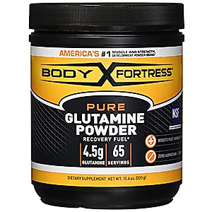 Body Fortress Pure Glutamine Powder, 10.6 Oz