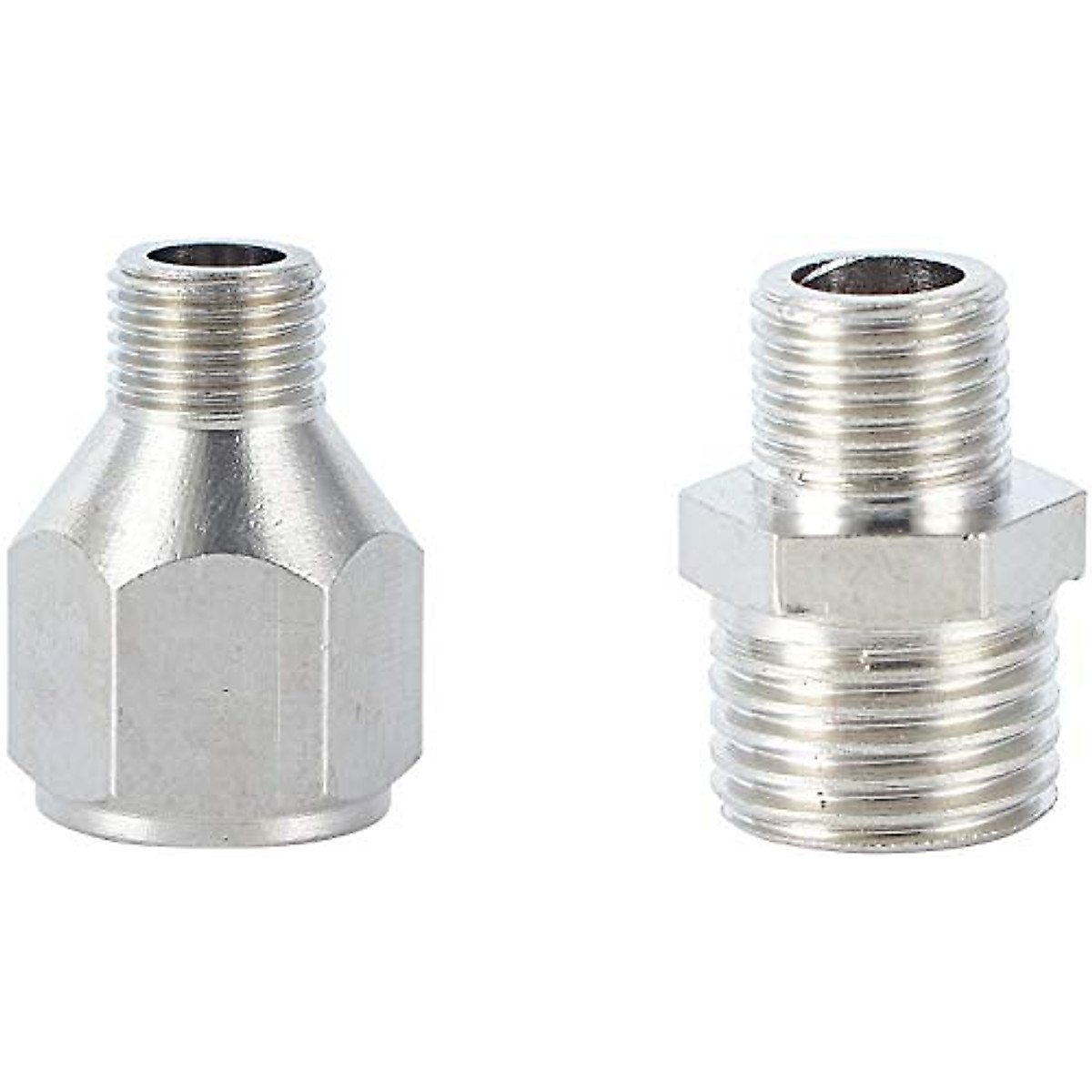 HUBEST 7 pcs of airbrush adaptor set airbrush fitting airbrush connector kit Airbrush Threaded Plug for Connecting Airbrush and air Compressor with Transparent plaxtic Box